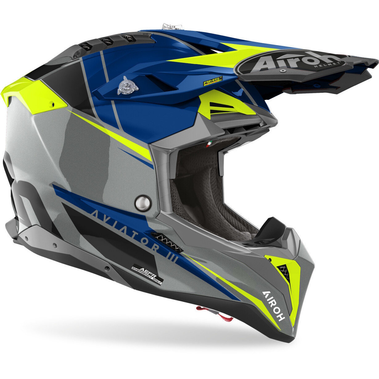 AIROH Aviator 3 Push Blue 2023, 539,00 € - Motostar.sk