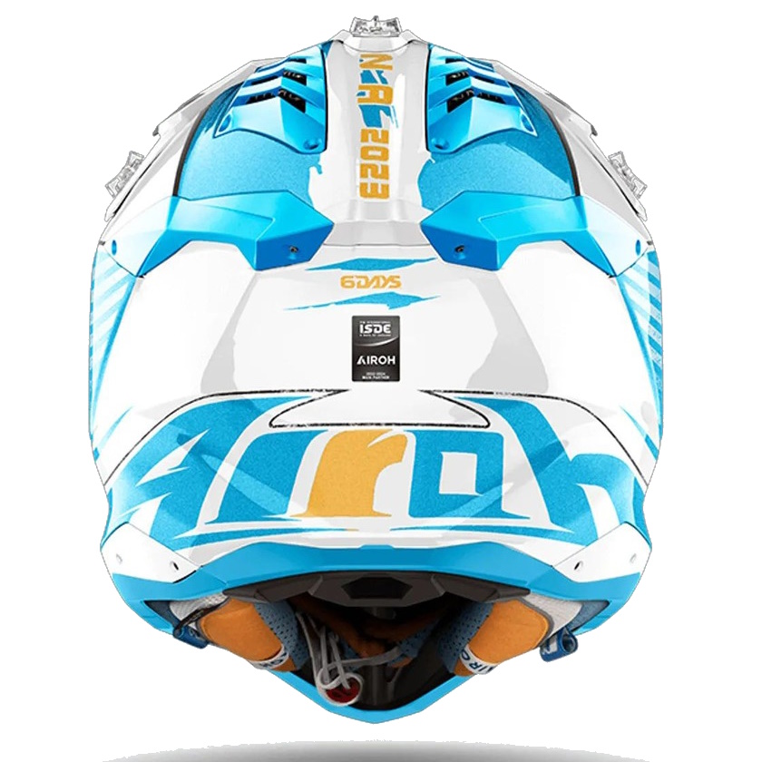 AIROH AVIATOR 3 Six Days Argentina 23 Blue Gloss, 1 090,00 € - Motostar.sk